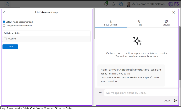 IFS.ai Copilot With Chat