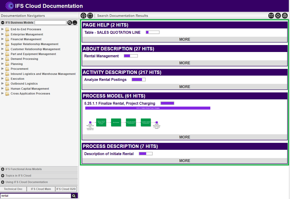 Using the Search Feature