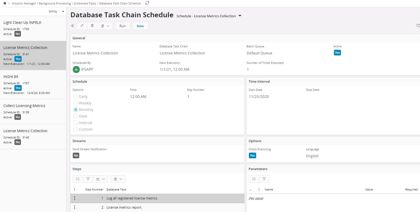 Scheduled Database Tasks - Technical Documentation For IFS Cloud Scheduled Database Tasks - Technical Documentation For IFS Cloud