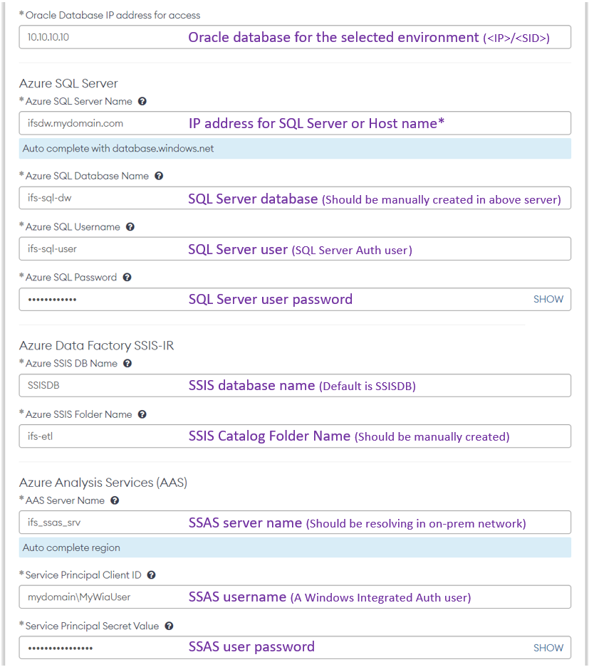 Connect On-Prem BI Infrastructure to IFS Cloud - Technical ...