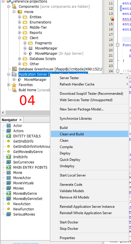 Developing projection java implementation using Docker - Technical Documentation For IFS Cloud