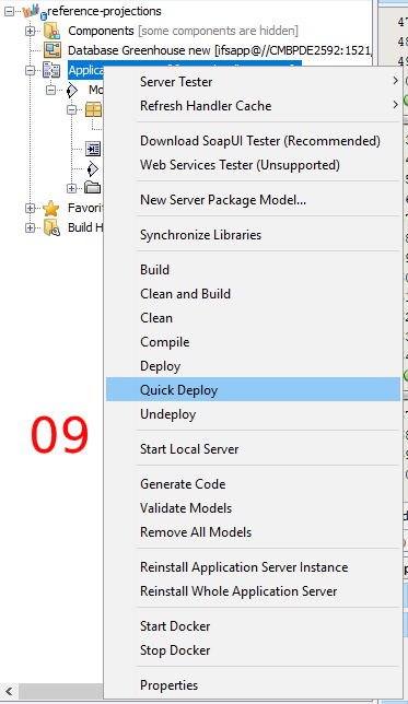 Developing projection java implementation using Docker - Technical Documentation For IFS Cloud