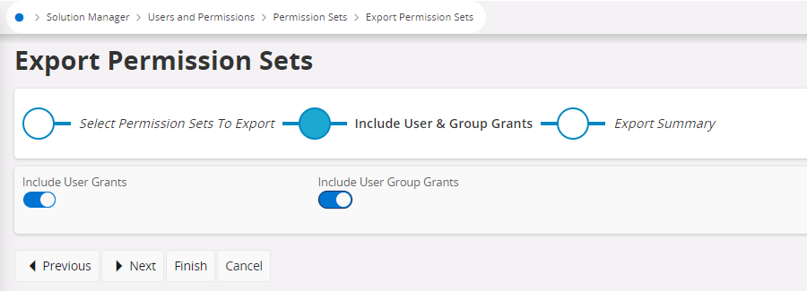 Exporting Permission sets - Technical Documentation For IFS Cloud