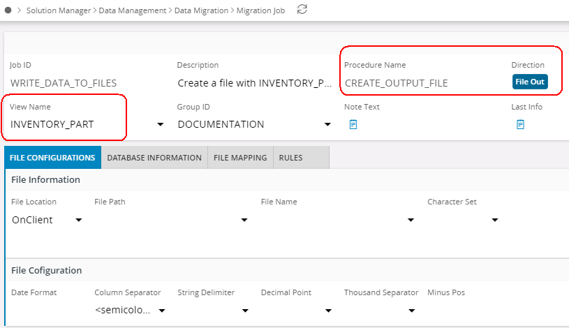 Write Data to File - Technical Documentation For IFS Cloud