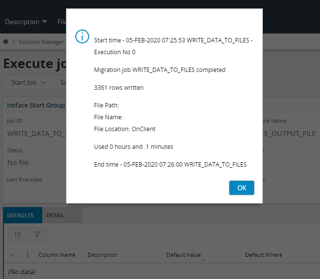 Write Data to File - Technical Documentation For IFS Cloud