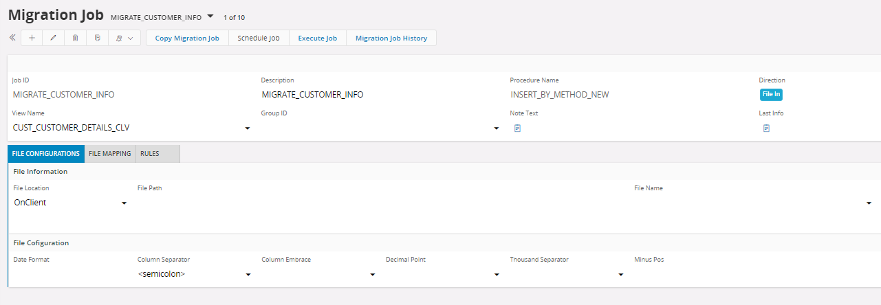 Migrate data into Custom Logical Units - Technical Documentation For IFS Cloud