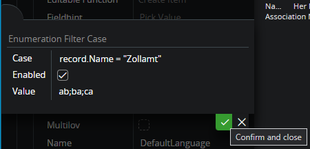 Filter Enumeration Values Conditionally - Technical Documentation For IFS Cloud