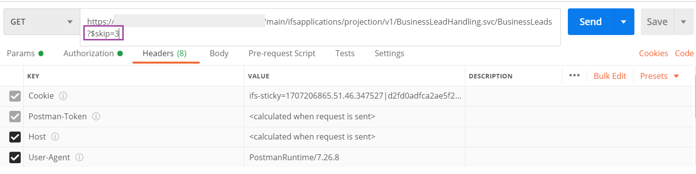 Read Records with $top and $skip Options - Technical Documentation For ...