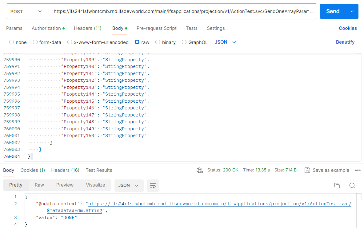 Recommendations for REST API Requests - Technical Documentation For IFS Cloud