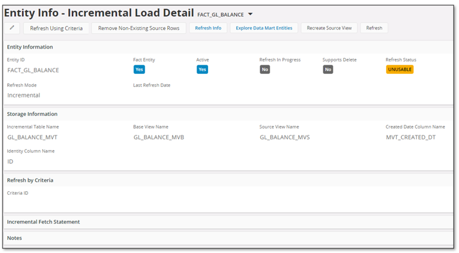 Handling Incremental Load - Technical Documentation For IFS Cloud