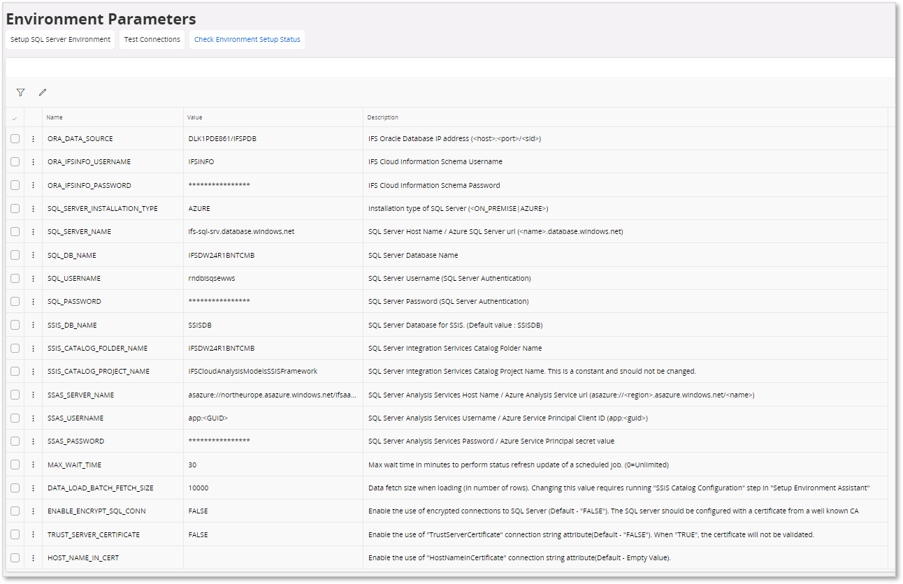 Connect Azure BI Infrastructure to IFS Cloud Remote - Technical Documentation For IFS Cloud