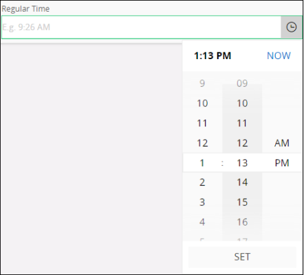 Date Time Picker - Technical Documentation For IFS Cloud