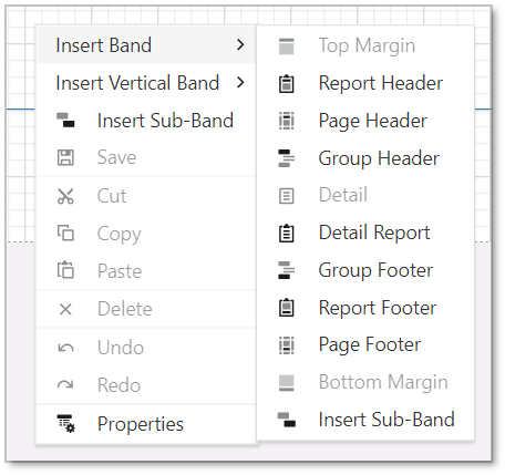 Report Bands - Technical Documentation For IFS Cloud