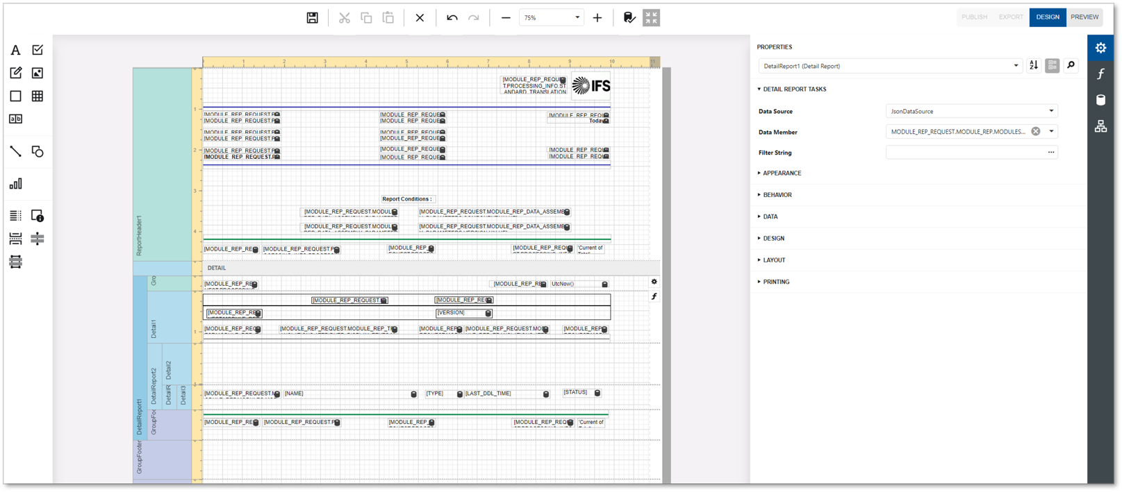 Layout Development - Technical Documentation For IFS Cloud