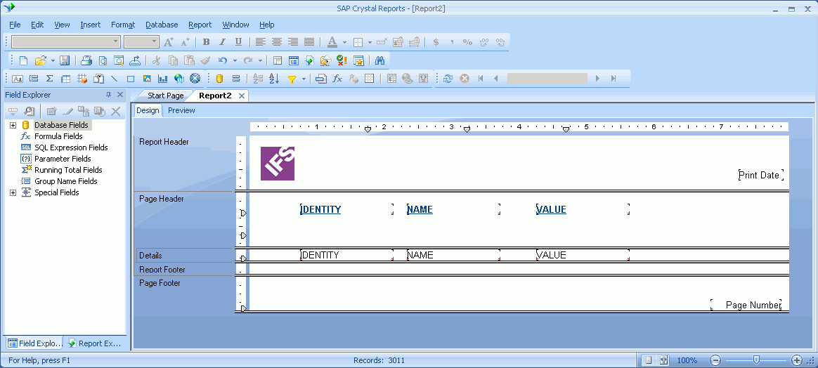 Example of Creating a Basic Quick Report - Technical Documentation For ...