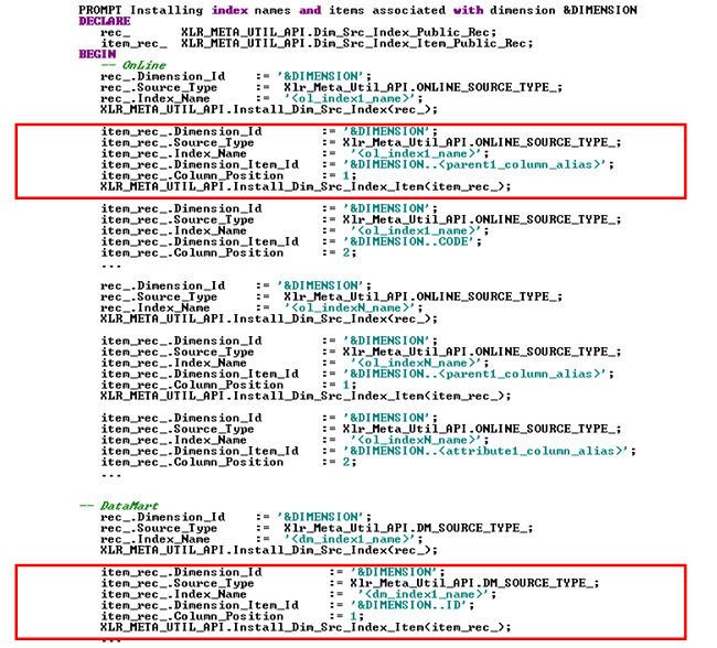 Dimension and Dimension Item - Technical Documentation For IFS Cloud