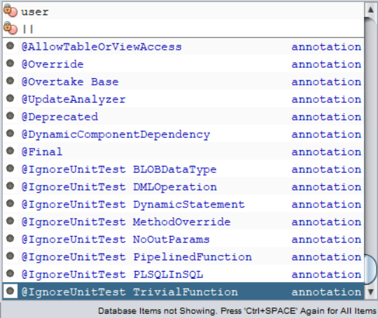 PL/IgnoreUnitTest Annotation - Technical Documentation For IFS Cloud