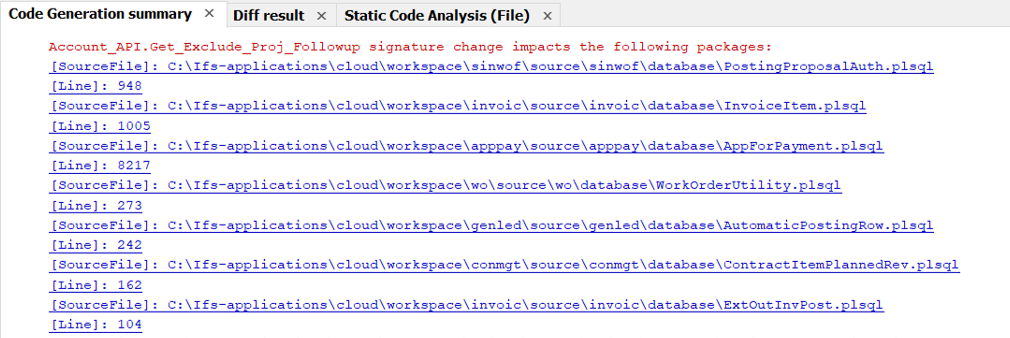 Tool Features - Technical Documentation For IFS Cloud