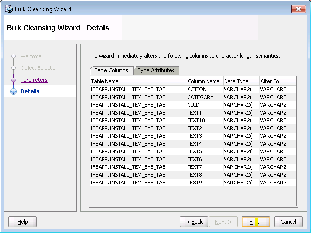 Converting a database to Unicode using DMU - Technical Documentation For IFS Cloud