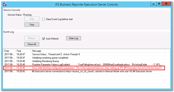 Configuration and Startup - Technical Documentation For IFS Cloud