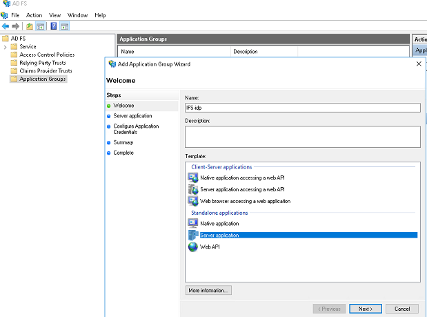 Configuring Windows ADFS - Technical Documentation For IFS Cloud