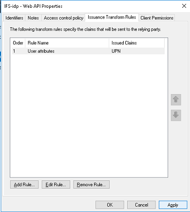 Configuring Windows ADFS - Technical Documentation For IFS Cloud