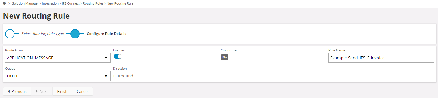 IFS Connect for Sending IFS e-Invoices - Technical Documentation For IFS Cloud