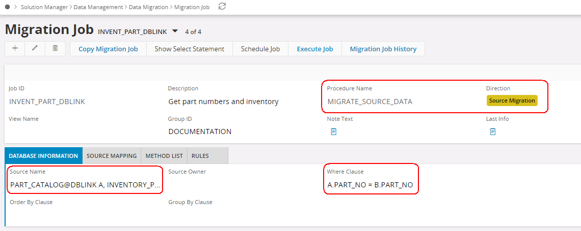 DB-Links, JOINS - Technical Documentation For IFS Cloud