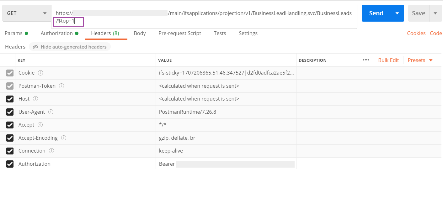 Read Records With Top And Skip Options Technical Documentation For Ifs Cloud