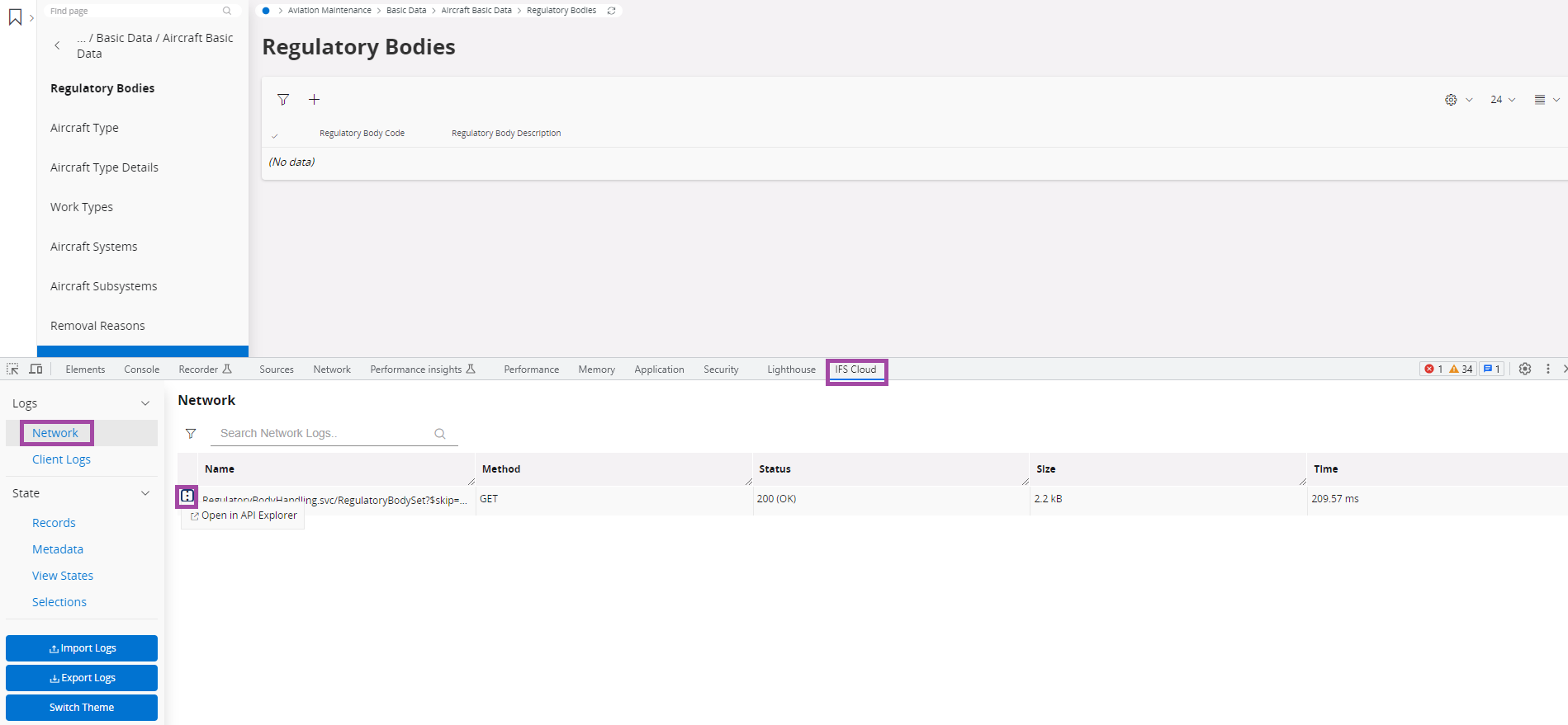 API Discoverability for Workflows - Technical Documentation For IFS Cloud