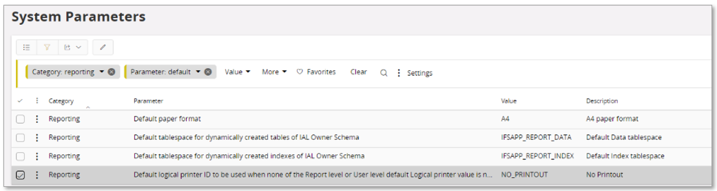 Logical Printers - Technical Documentation For IFS Cloud