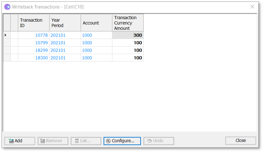 Perform Writeback - Technical Documentation For IFS Cloud