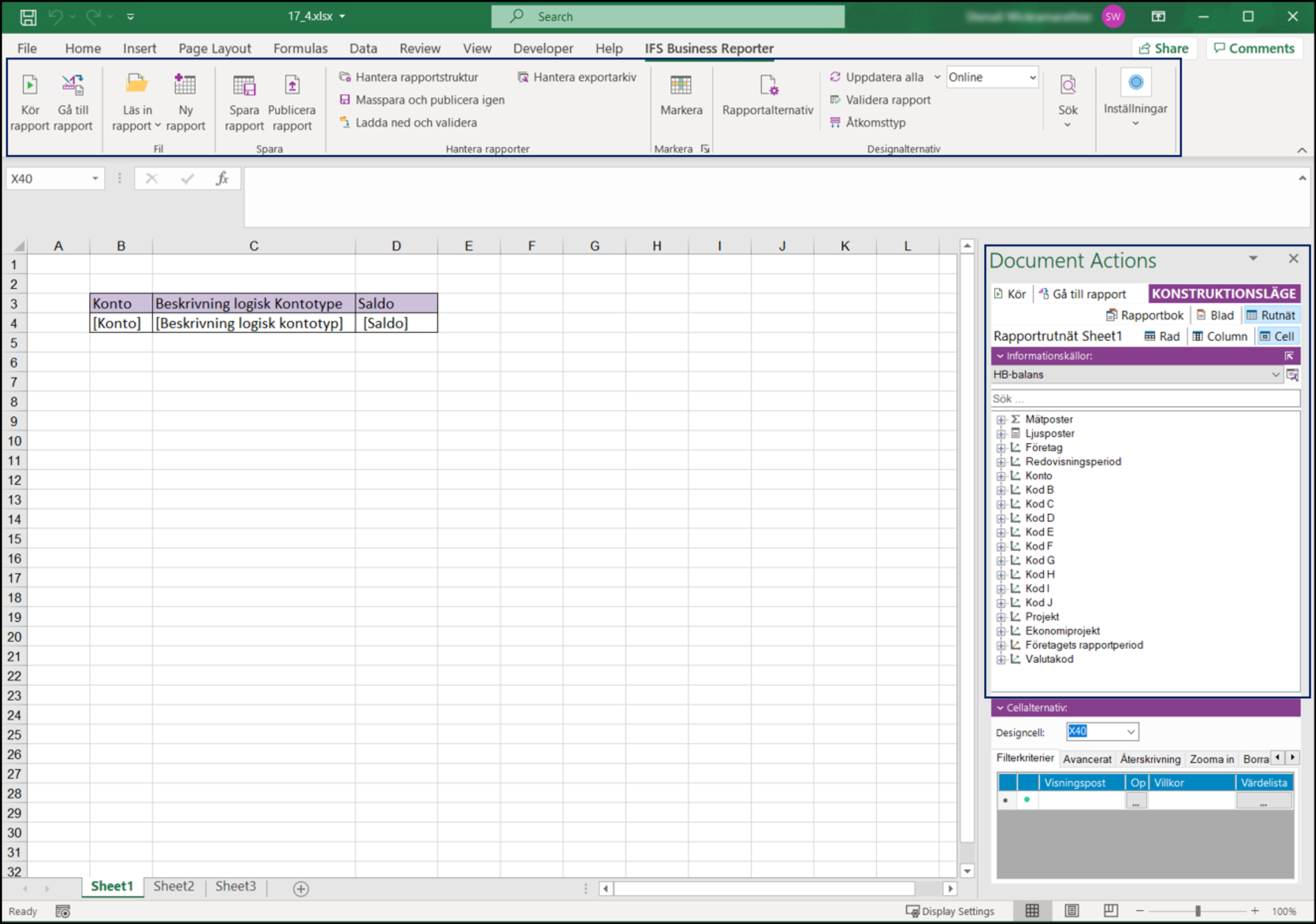 Business Reporter - Translation Handling - Technical Documentation For IFS Cloud