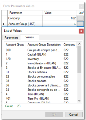 Examples - Custom Dimension LoV - Technical Documentation For IFS Cloud