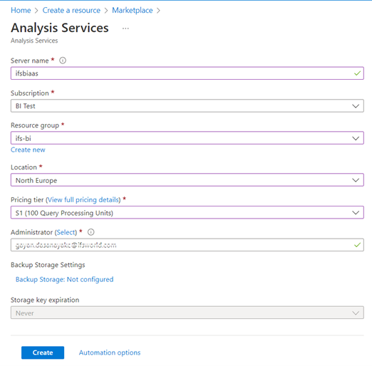 BI Infrastructure setup in Azure for Self Hosted BI (Scenario 2) - Technical Documentation For ...