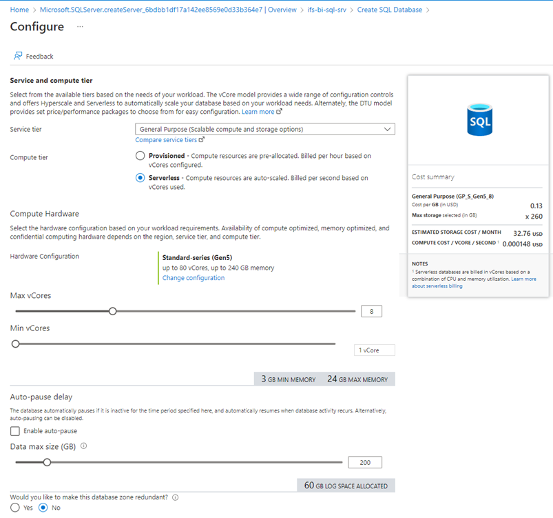 BI Infrastructure setup in Azure for Self Hosted BI (Scenario 2) - Technical Documentation For ...