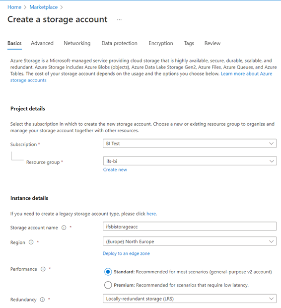 BI Infrastructure setup in Azure for Self Hosted BI (Scenario 2) - Technical Documentation For ...