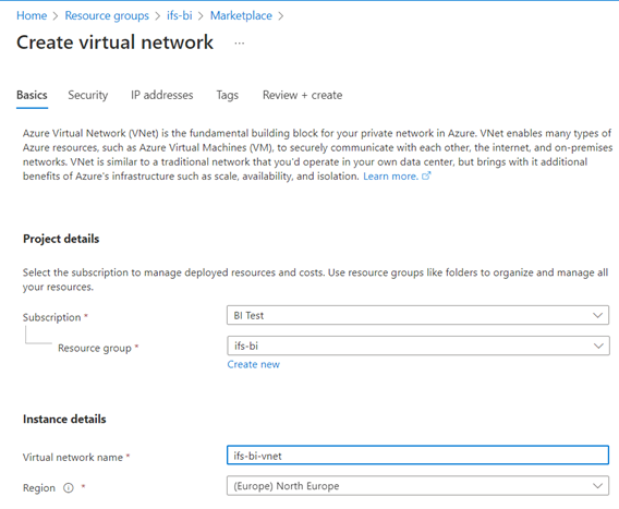 BI Infrastructure setup in Azure for Self Hosted BI (Scenario 2) - Technical Documentation For ...