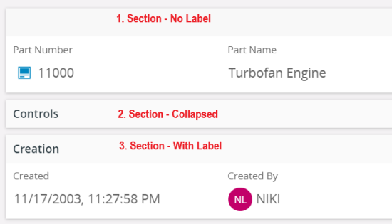 Section/Group - Technical Documentation For IFS Cloud