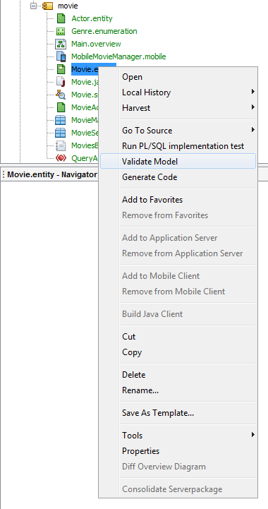 Validating Models - Technical Documentation For IFS Cloud