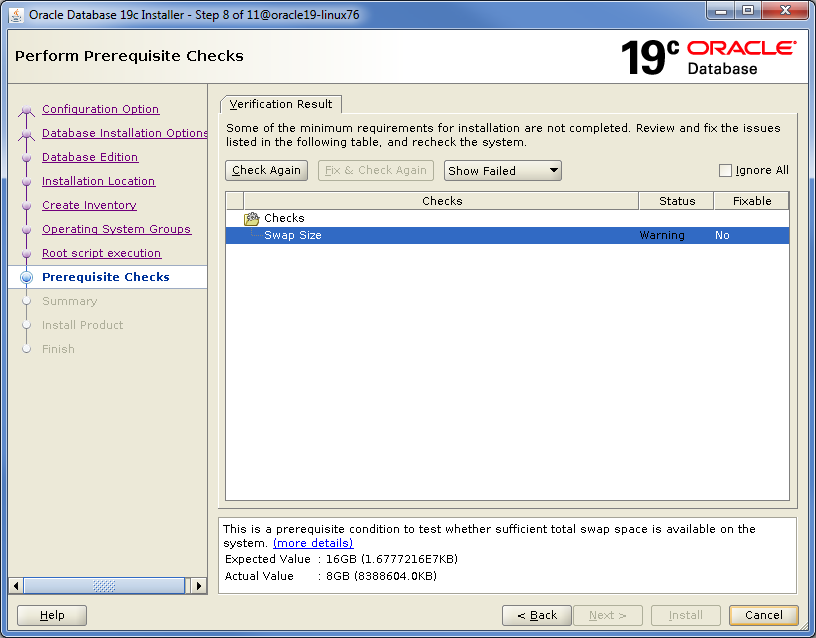 090 install oracle19c software - Technical Documentation For IFS Cloud