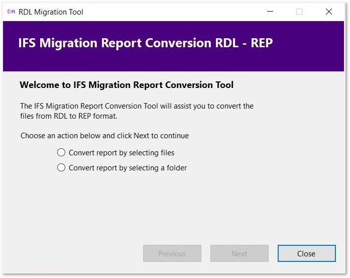 Convert RDL Layouts to REP Layouts - Technical Documentation For IFS Cloud