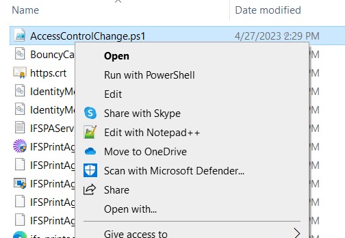 Configure and Install.Net based Print Agents - Technical Documentation For IFS Cloud