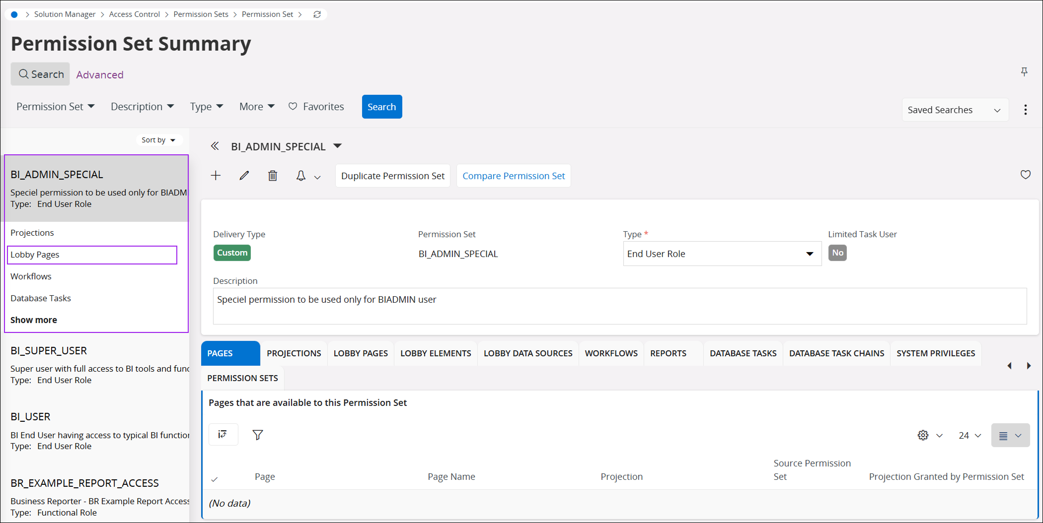 Lobby Pages - Technical Documentation For IFS Cloud