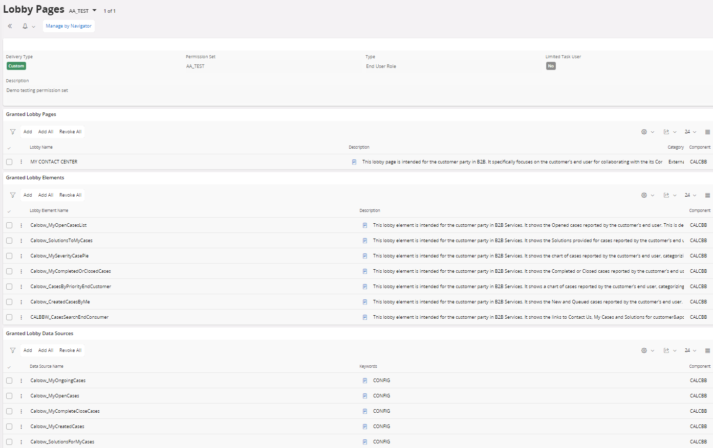 Lobby Pages - Technical Documentation For IFS Cloud