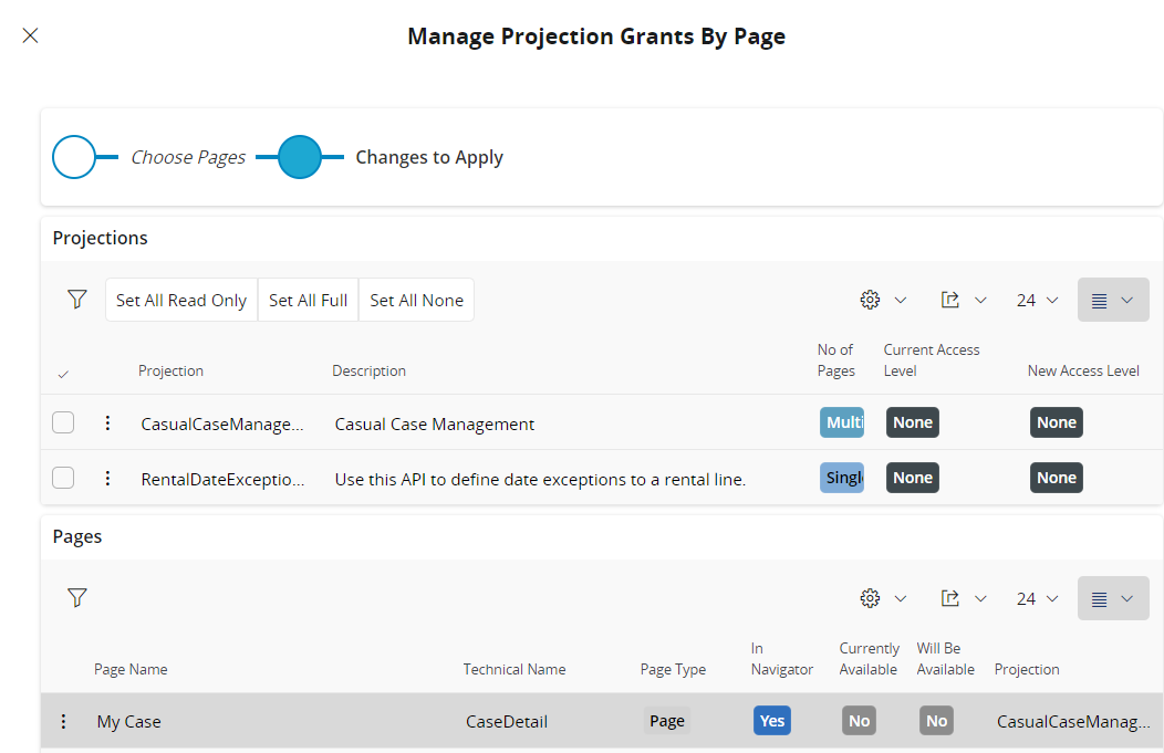 Manage by Page - Technical Documentation For IFS Cloud