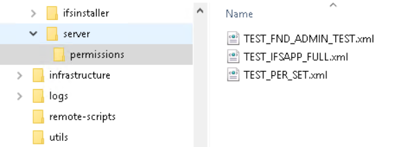 Import Permission Sets using IFS Installer - Technical Documentation For IFS Cloud