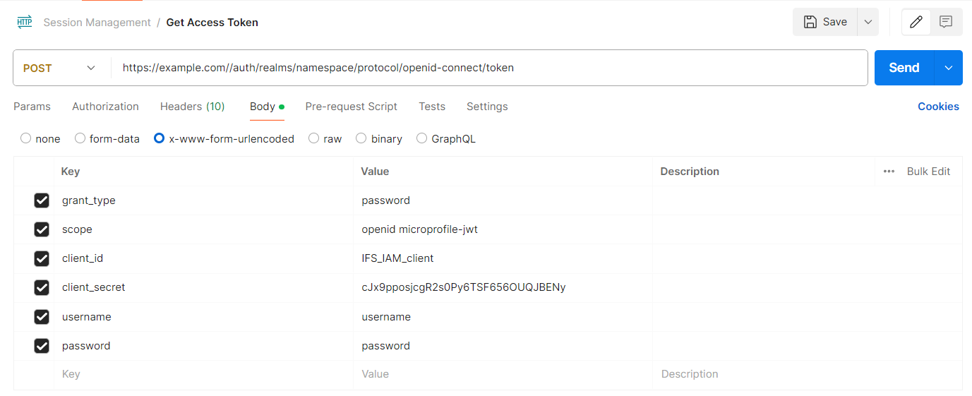 Resource Owner Password Credentials Flow Technical Documentation For