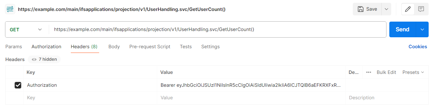 Using Access Token to access IFS Cloud endpoints - Technical Documentation For IFS Cloud