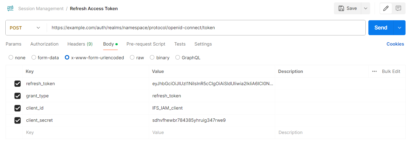 Using Access Token to access IFS Cloud endpoints - Technical Documentation For IFS Cloud